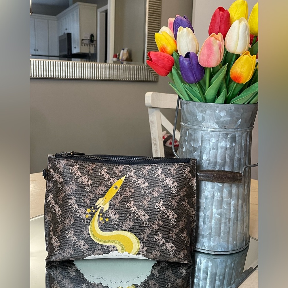 Coach Charlie Rocket Pouch - Gem